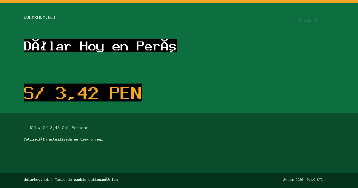 Dólar Hoy en Perú - Dolar Hoy
